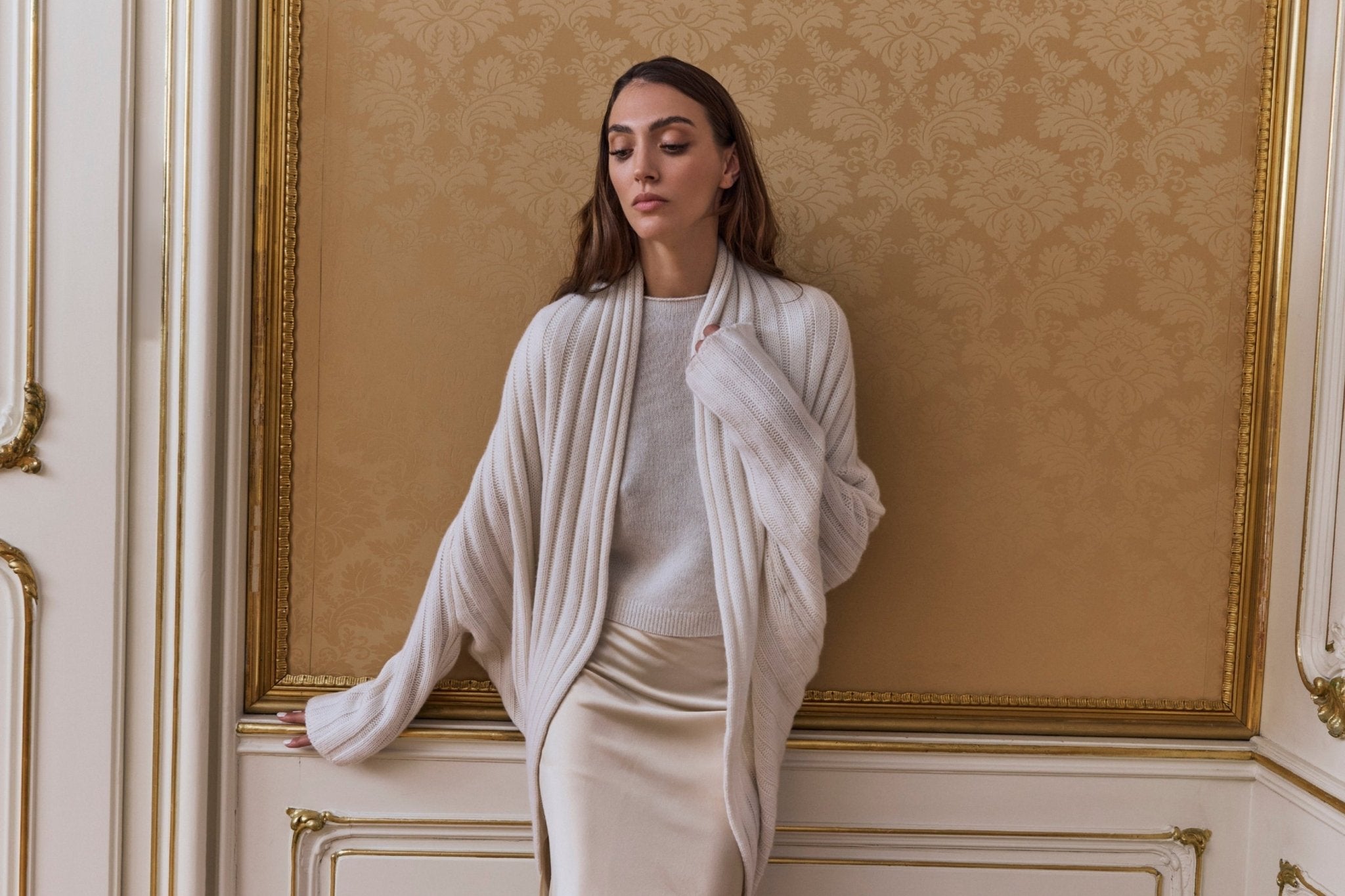 Beryll's Modern Royalty: Draped in Cashmere & Silk - +Beryll Worn By ...