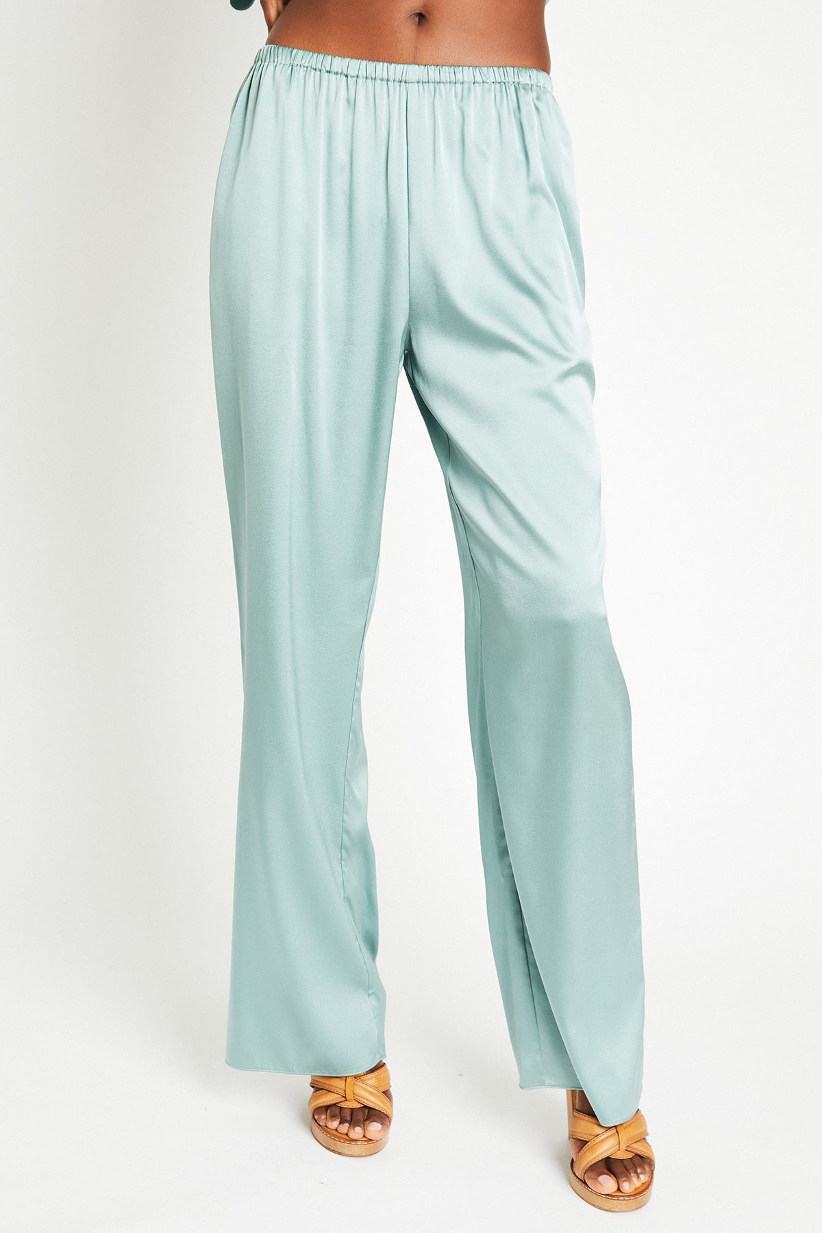 + Beryll Liz Silk Pants | Mint - +Beryll Worn By Good People