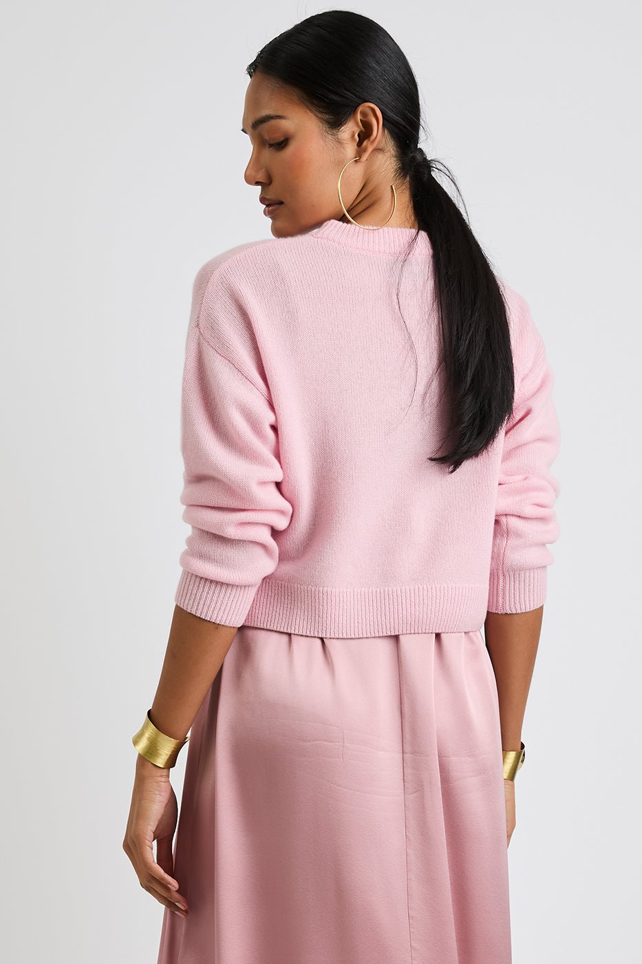 + Beryll Madison Cashmere Sweater | Powder - +Beryll Worn By Good People