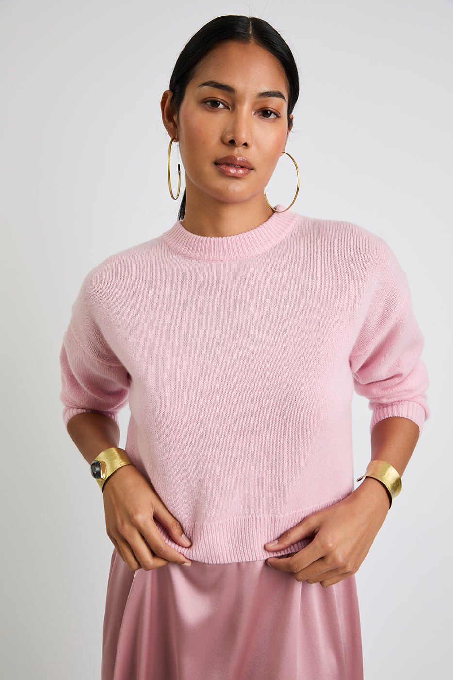 + Beryll Madison Cashmere Sweater | Powder - +Beryll Worn By Good People