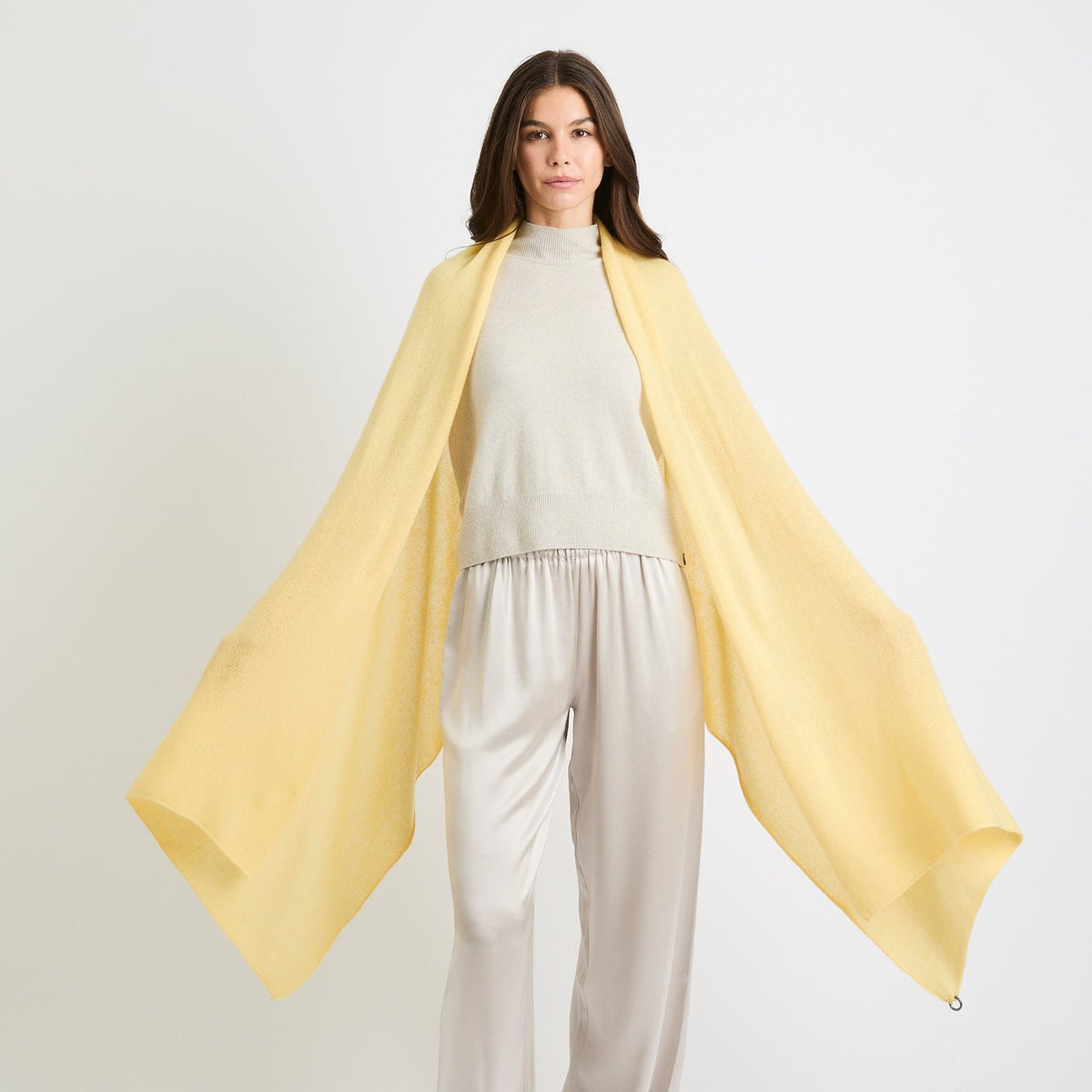 +Beryll Linda Cashmere Wrap with Jewelry Adornment | Daffodil - +Beryll ...