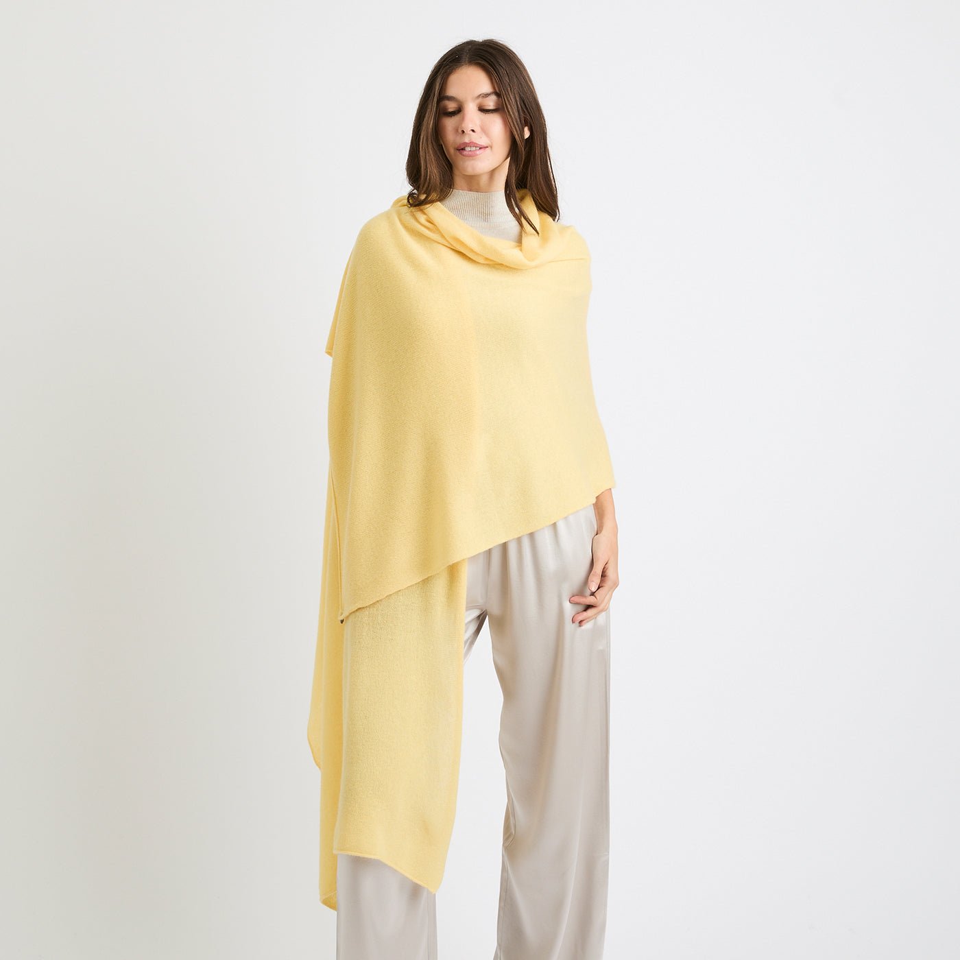 +Beryll Linda Cashmere Wrap with Jewelry Adornment | Daffodil - +Beryll ...